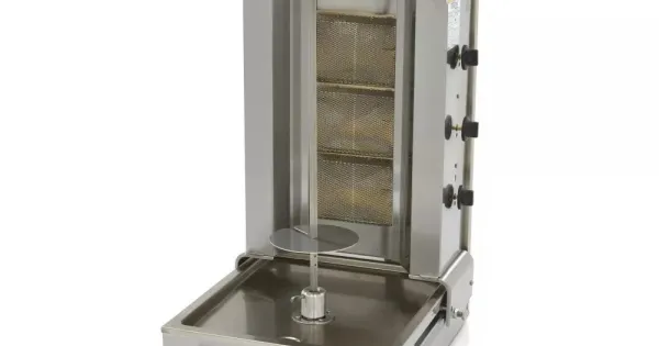 Aparat kebab si shaorma pe gaz – trei arzatoare – 40 kg de carne ...
